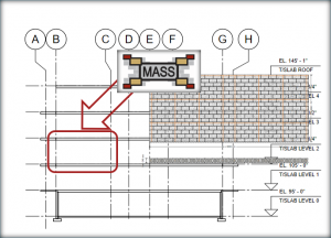 Use the Shear Wall Element Module to design each cross-section manually